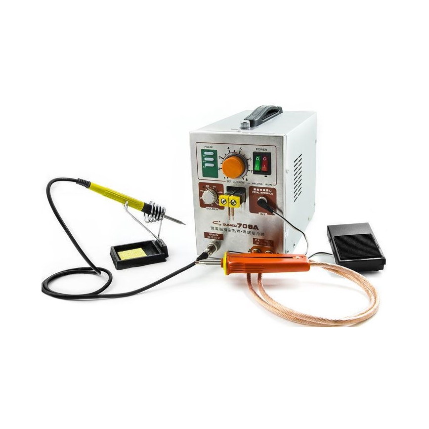 Batterie-Punktschweißgerät mit Mikro-Lötzinn 230 V | Beleuchtung.de